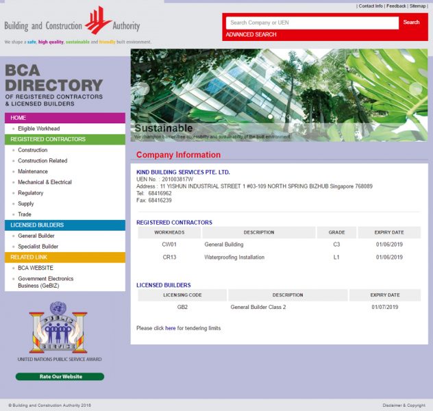 Waterproofing BCA Registered Contractor Singapore | Kind Building